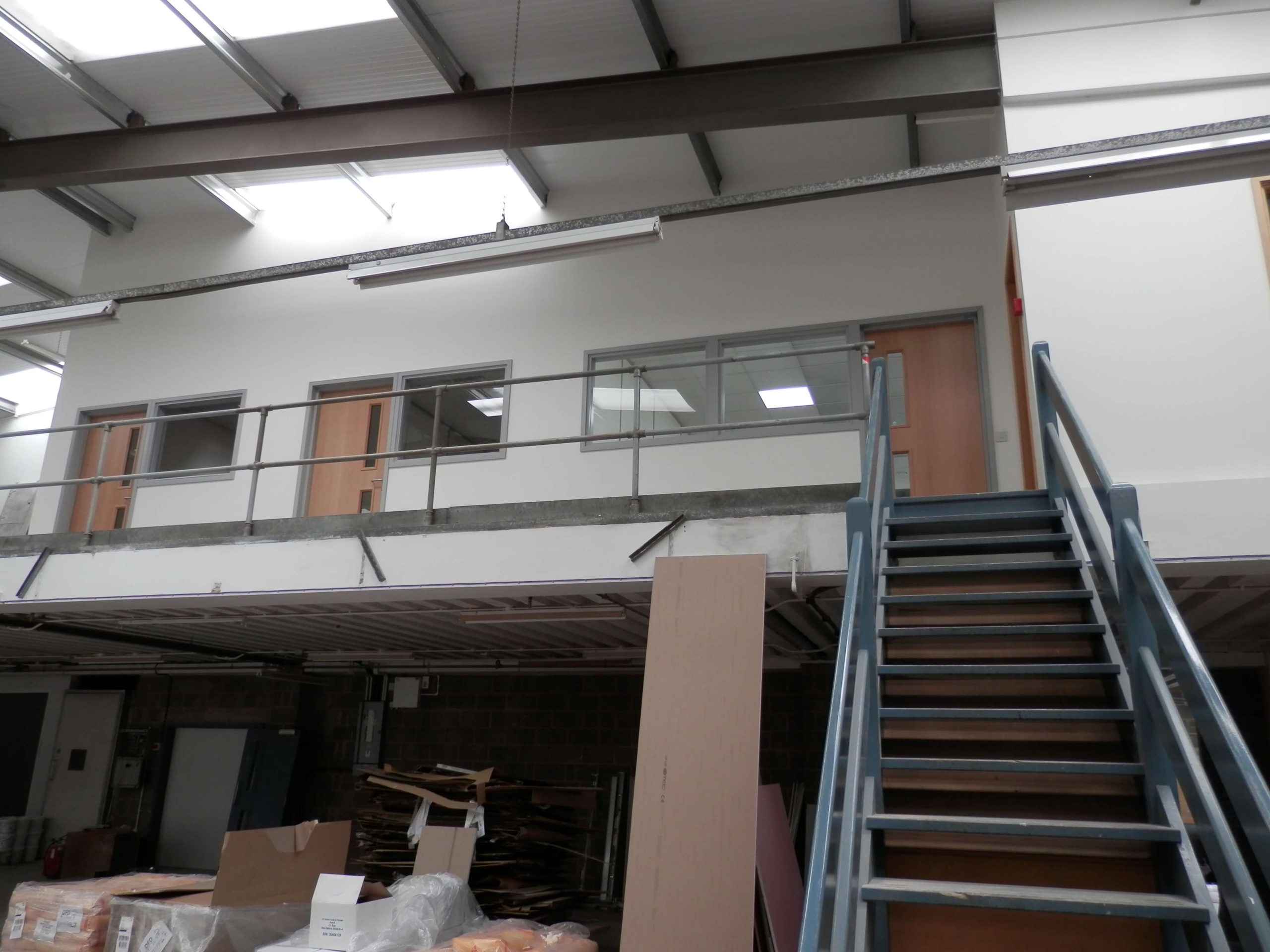 Office Fitting in Melksham on a Mezzanine Floor - Cre8tive Interiors ...