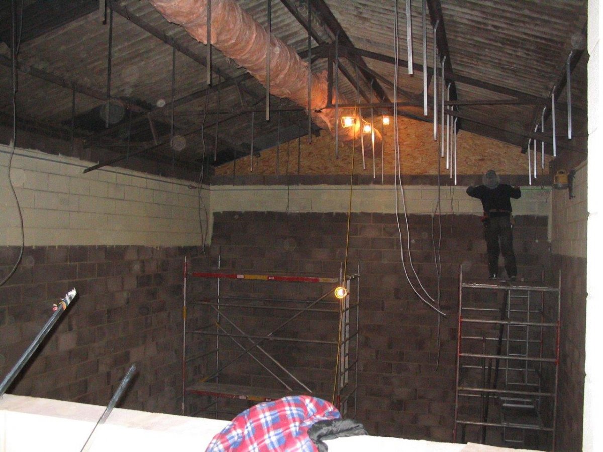 Suspended Ceiling in a Squash Court - Cre8tive Interiors Limited