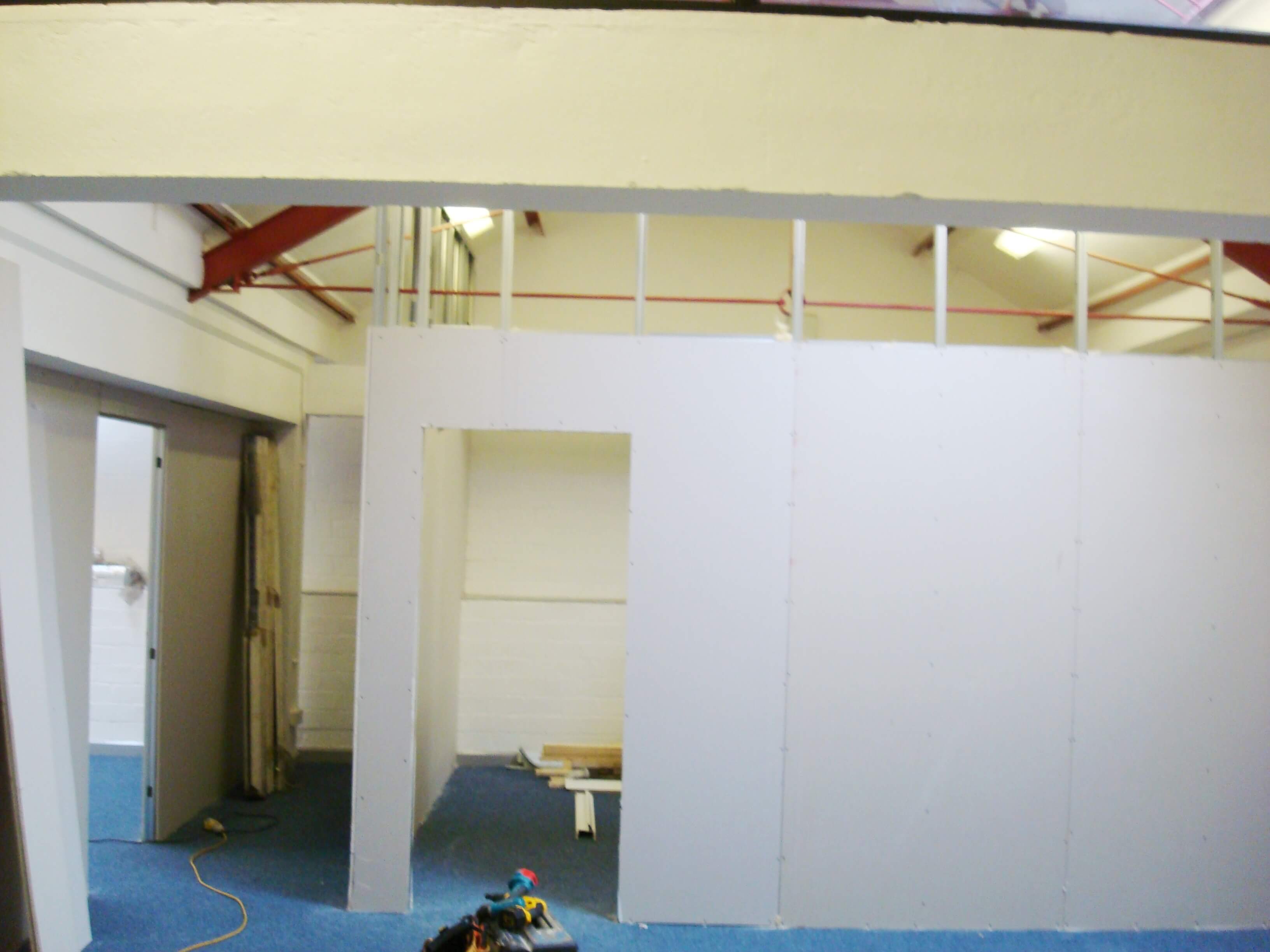 Jumbo Stud Partitioning in Bristol - Cre8tive Interiors Limited