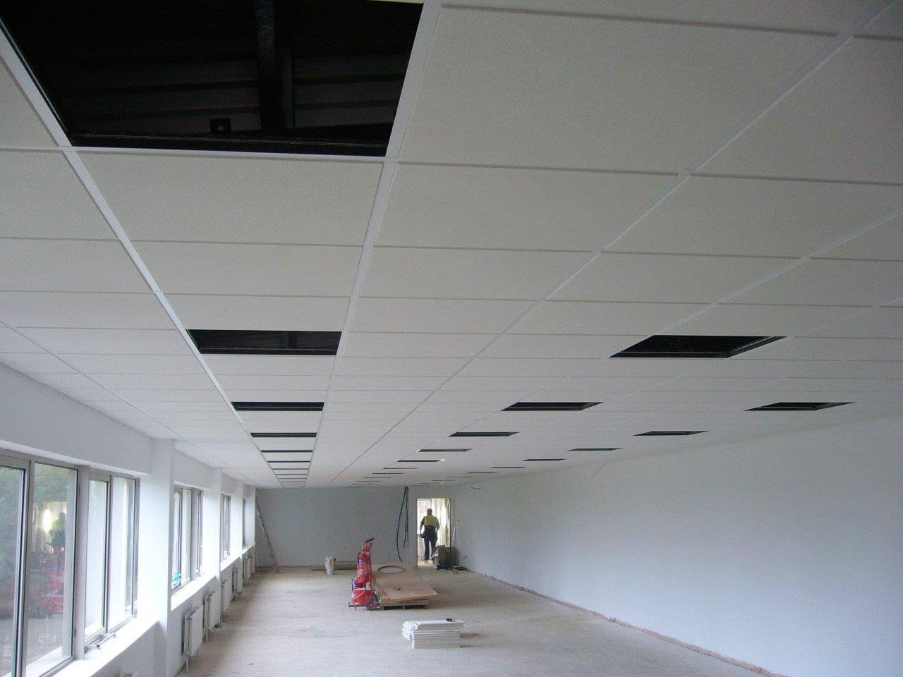 Suspended Ceiling in a warehouse - Cre8tive Interiors Limited